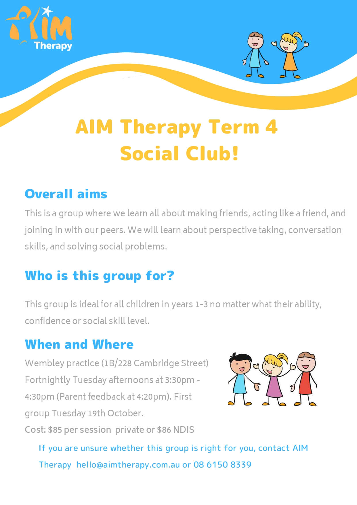 Social Club - AIM Therapy
