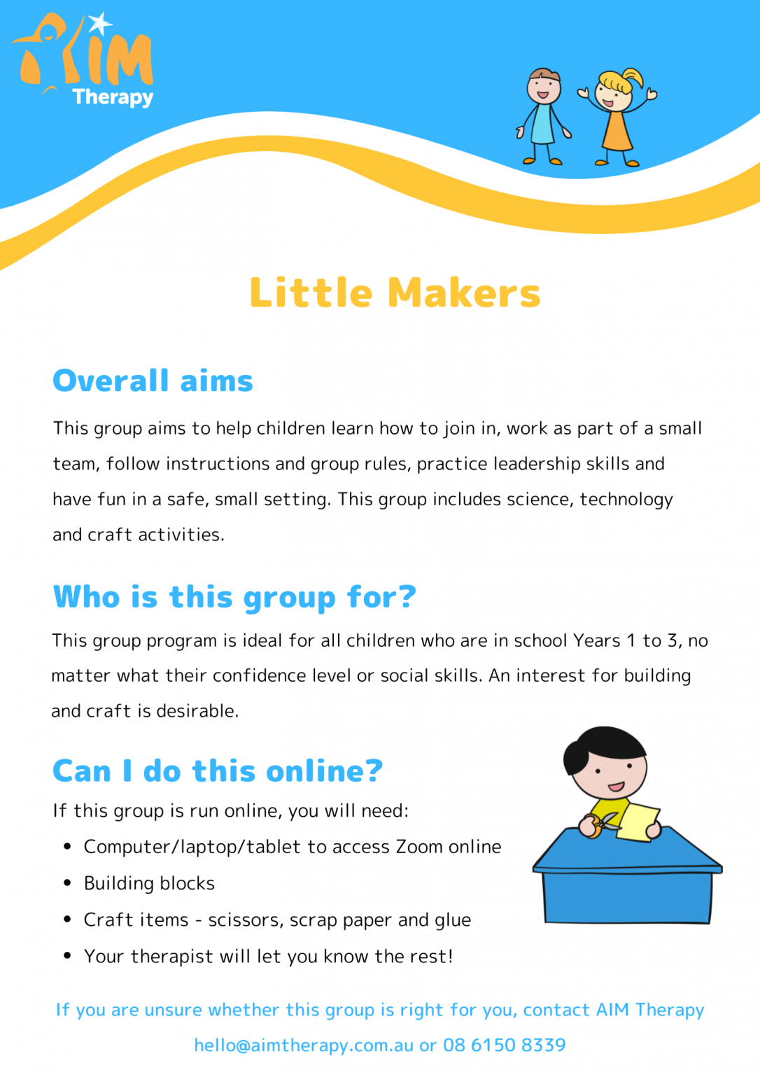 Little Makers - AIM Therapy